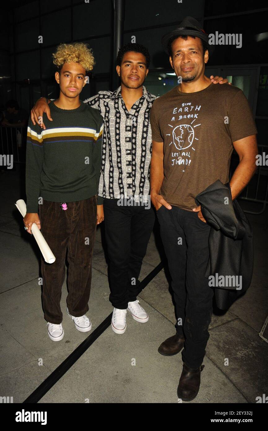 Marley Van Peebles, Mario Van Peebles, Mandela Van Peebles during the ...
