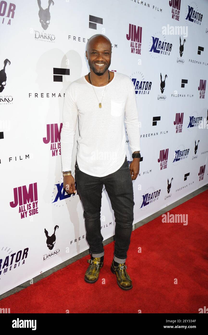 Sammi Rotibi during the Jimi All Is By My Side Los Angeles Premiere ...