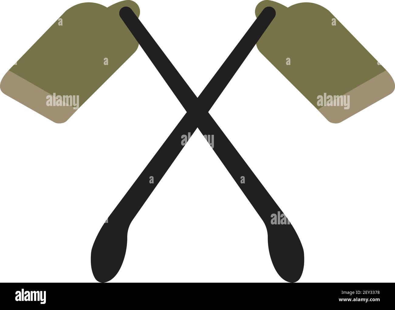 traditional hoe logo icon vector illustration design template - vector ...