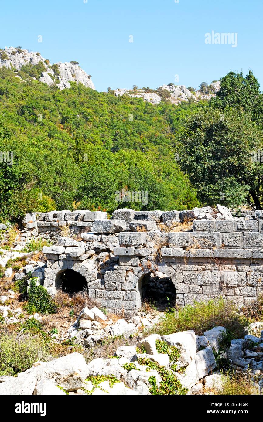Anatolia heritage ruins hill in asia Stock Photo - Alamy