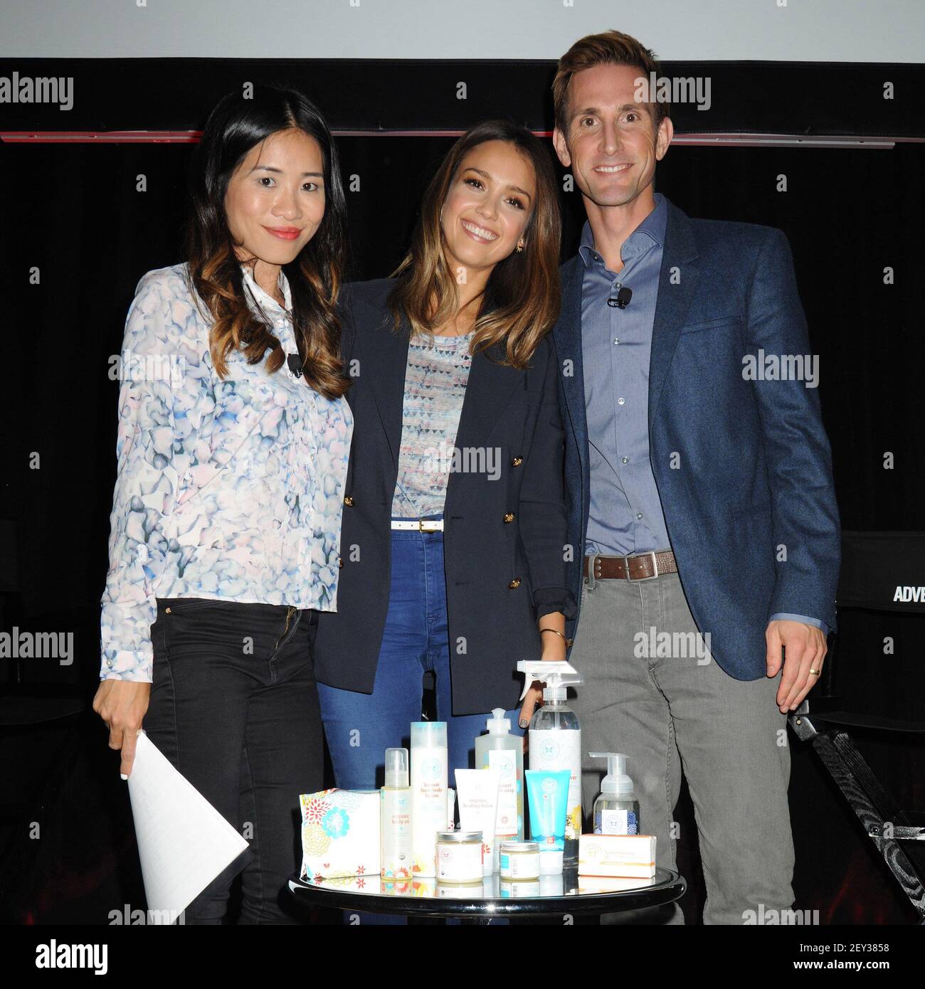 Nina Tsang, Jessica Alba and Christopher Gavigan host an discussion ...