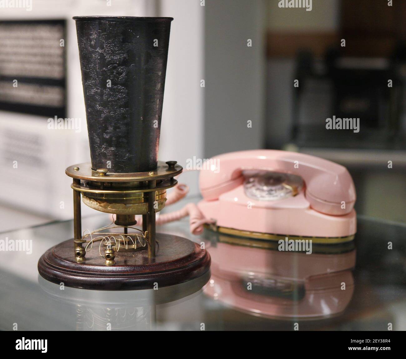 Alexander graham bell in 1876 hi-res stock photography and images - Alamy