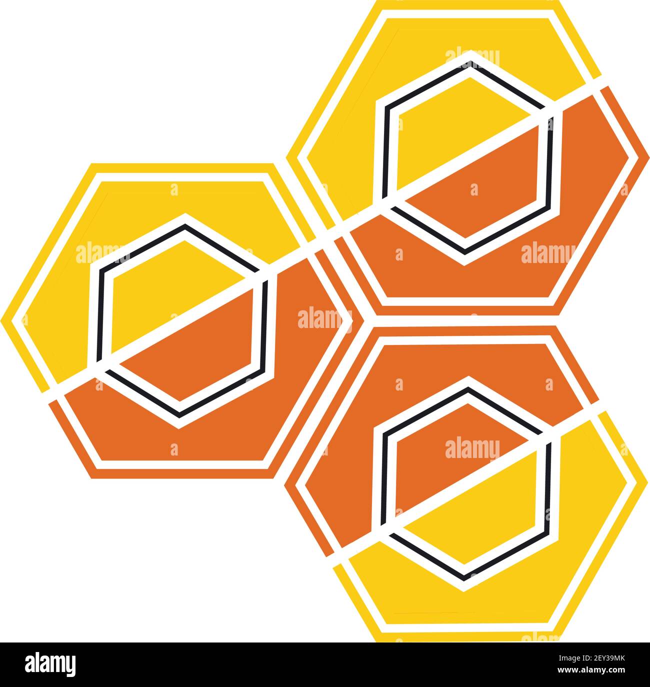 Honeycomb background texture illustration design Stock Vector Image ...