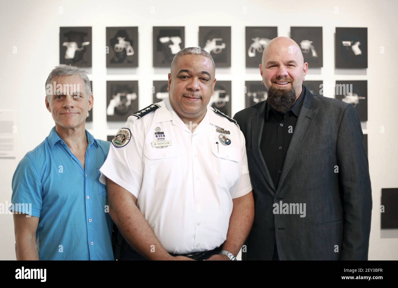 02 October 2014. Jonathan Ferrara Gallery, New Orleans, Louisiana. R/L ...