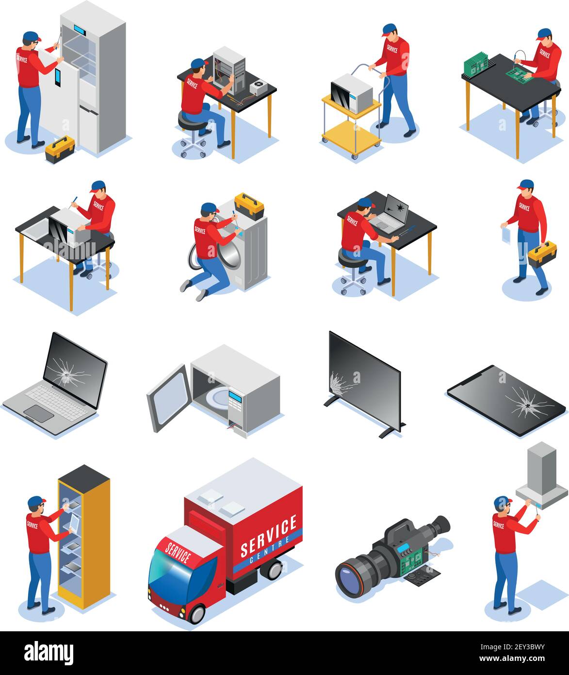 Pc repairing Stock Vector Images - Alamy