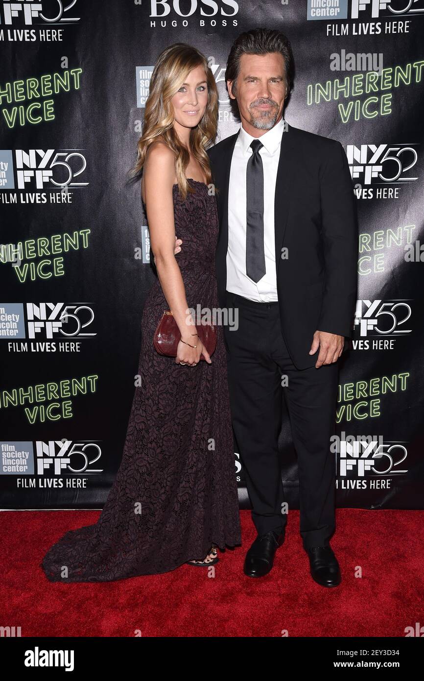 (L-R) Kathryn Boyd and Josh Brolin attend the Centerpiece Gala ...