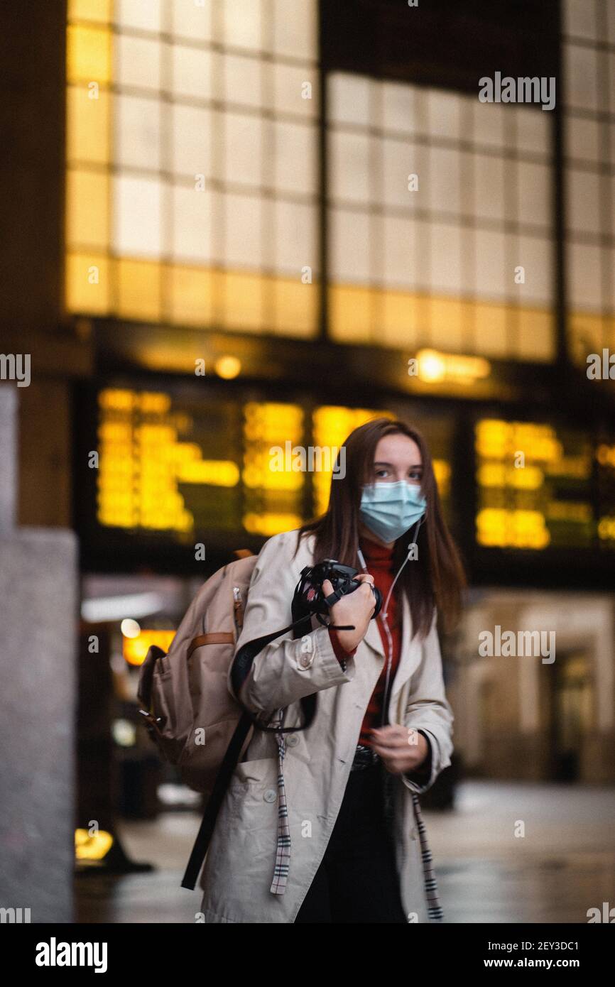 PORTO, PORTUGAL - Aug 04, 2020: August 2020: Horizontal Photo of Young ...