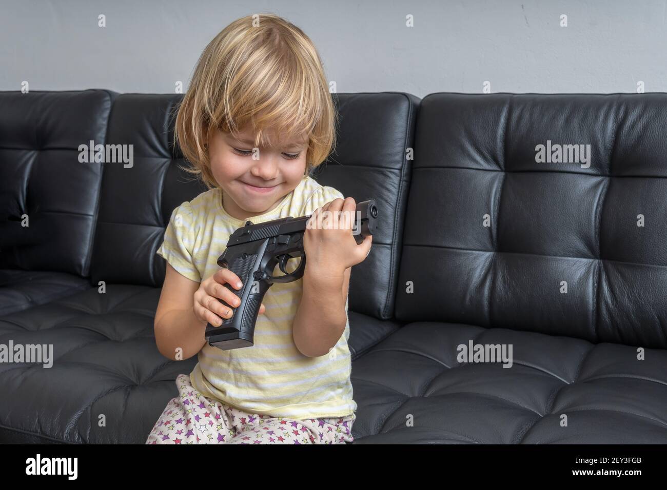 Child gun safe hi-res stock photography and images - Alamy