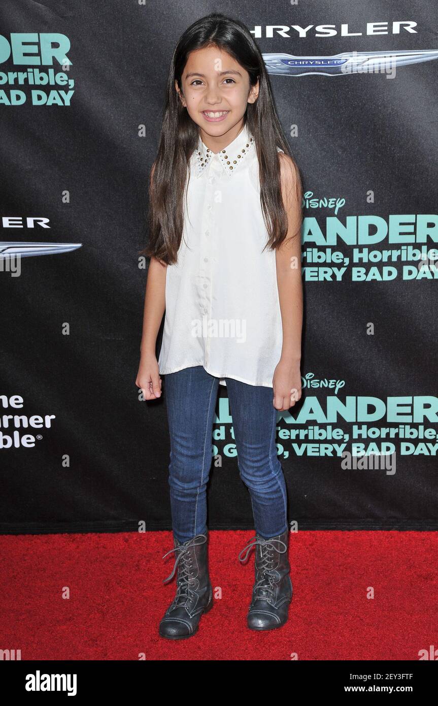 Isabella Day at the "Alexander And The Terrible, Horrible, No Good ...