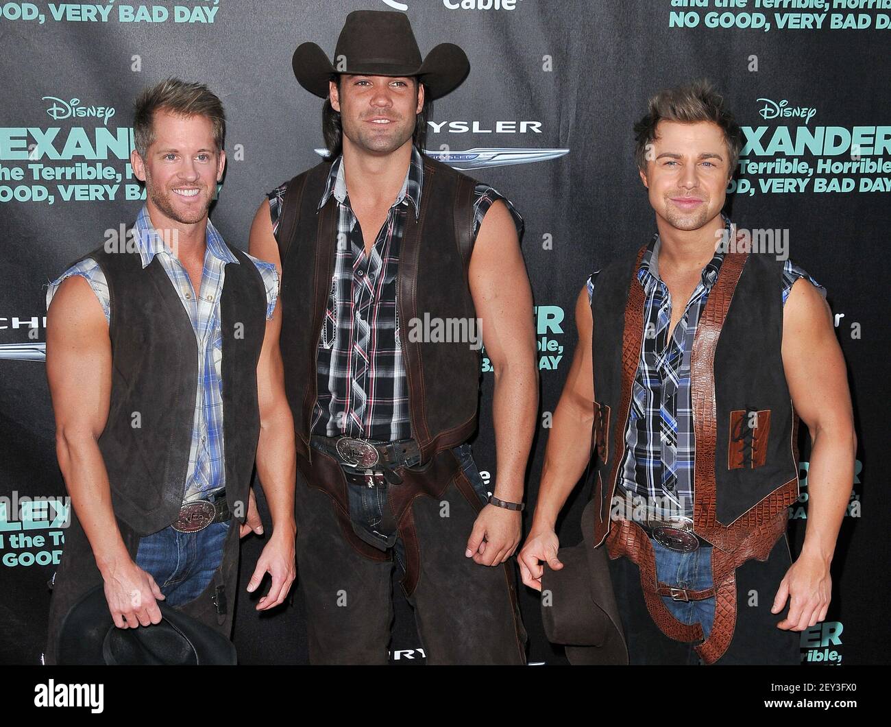 'Thunder from Down Under' dancers David F. Harris, Alex Biffin & Dylan ...