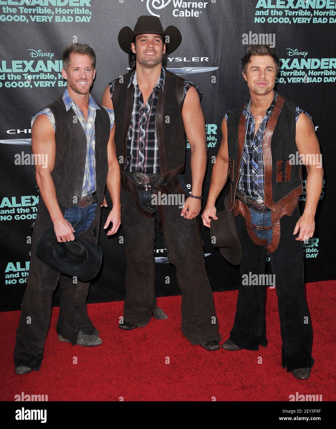 'Thunder from Down Under' dancers David F. Harris, Alex Biffin & Dylan ...