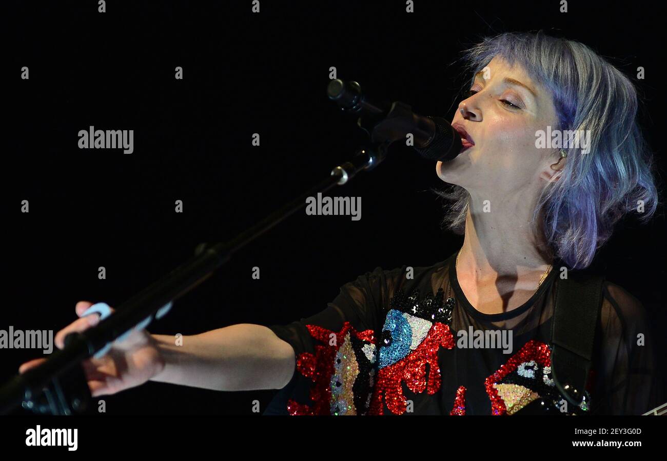 St.Vincent real name (Anne Erin 'Annie' Clark) performs at Fillmore ...