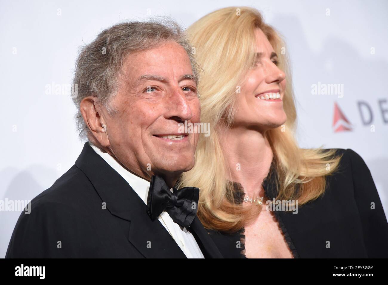 (L-R) Tony Bennett and Susan Crow attend the Friars Foundation Gala ...