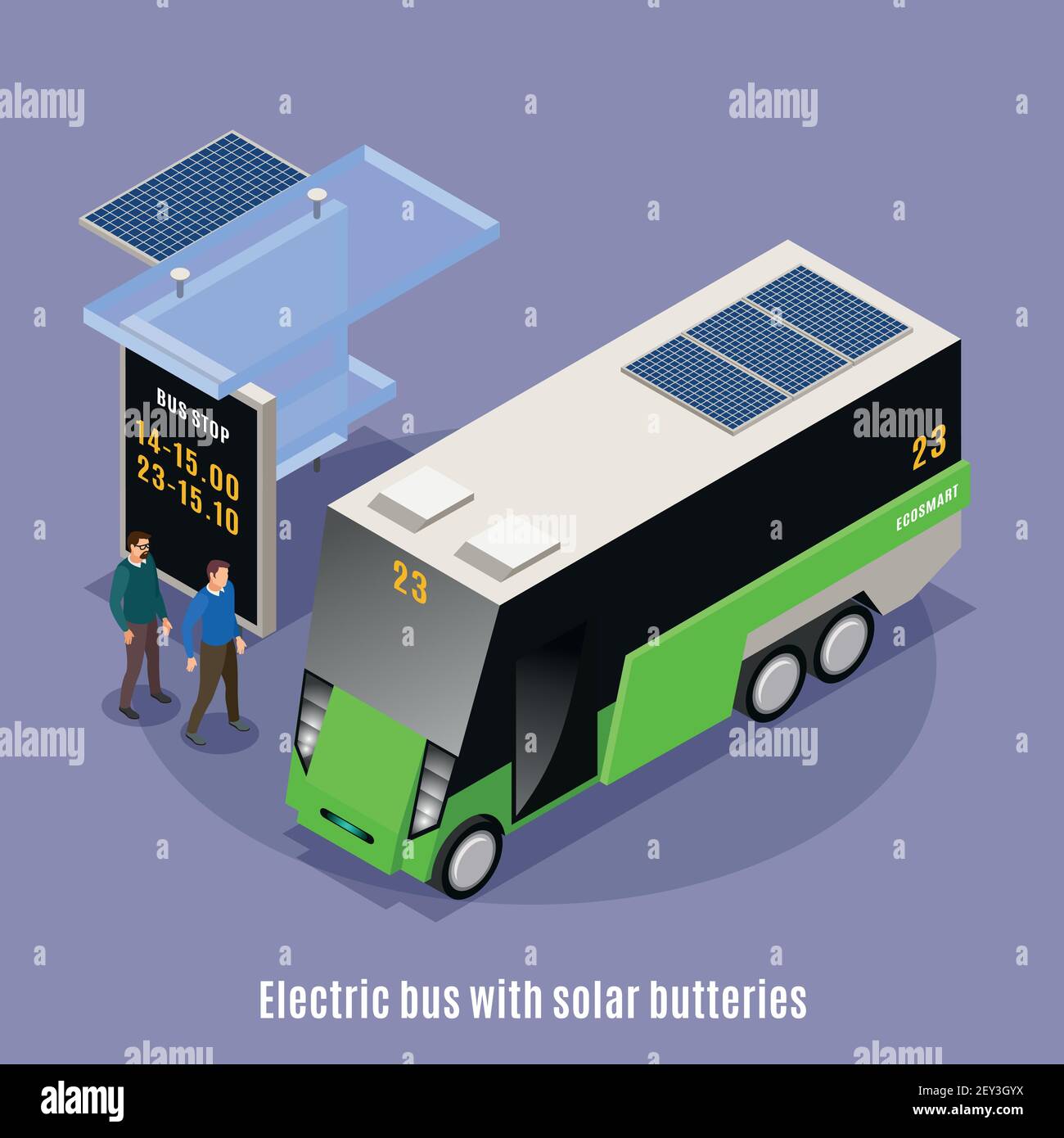 Smart bus shelter Stock Vector Images - Alamy