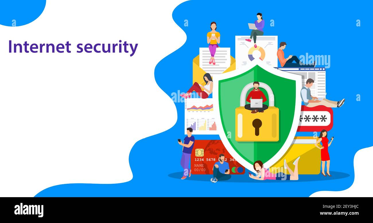 Data protection concept Stock Vector Image & Art - Alamy