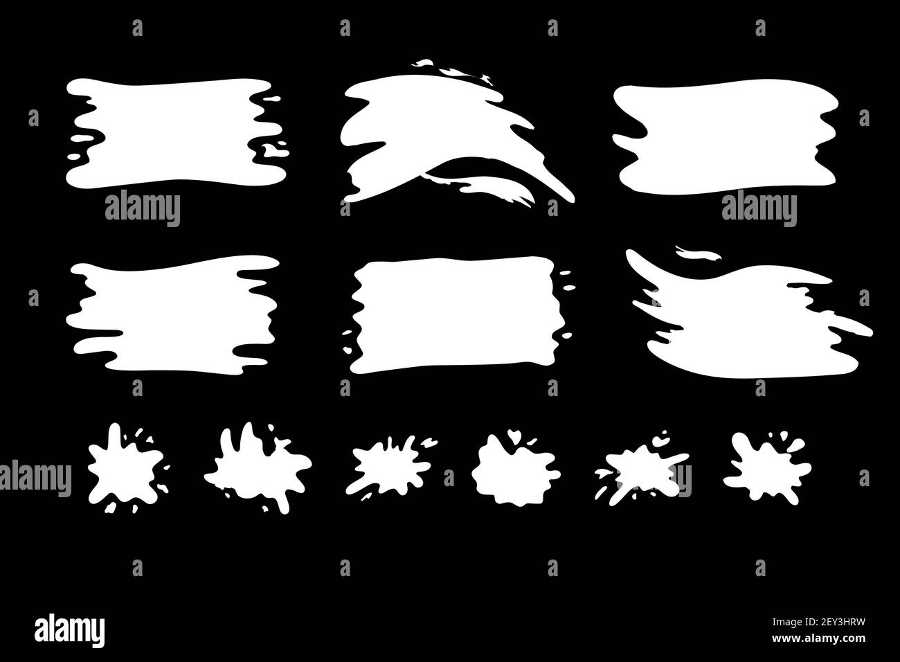 Art paint brush cut out Black and White Stock Photos & Images - Alamy