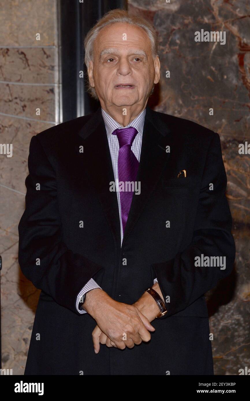 Donald Rubin, Co-Founders, Rubin Museum of Art attends the lighting of ...