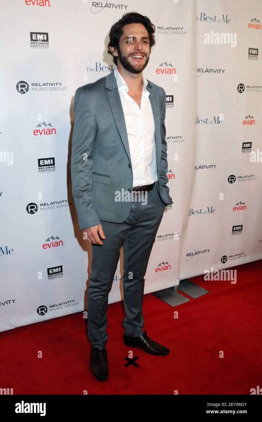 09 October 2014 - Nashville, Tennessee - Thomas Rhett. "The Best of Me ...