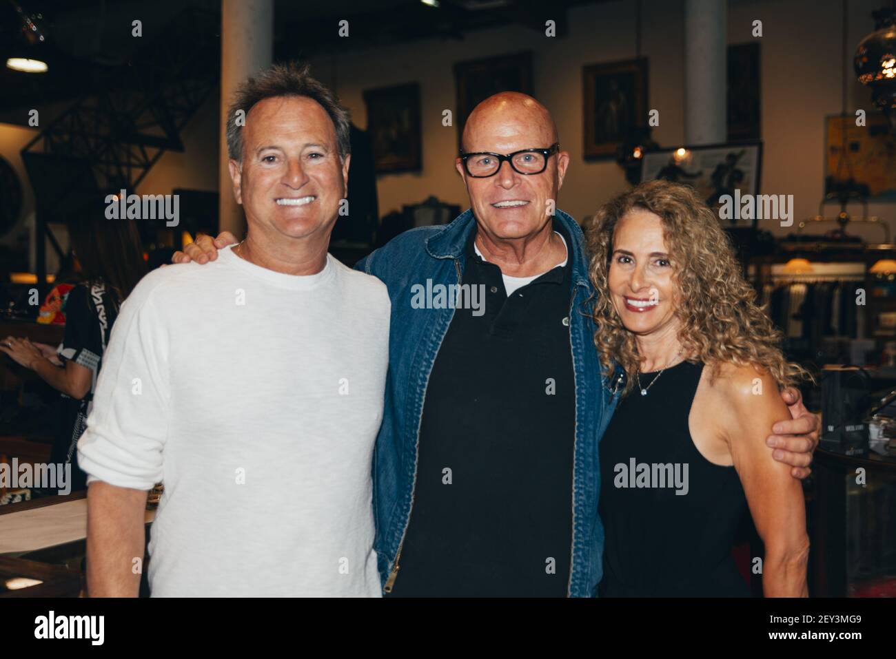 Larry Russ, Mark Werts, Sunny Russ at Amanda Shi Spring 2015 Collection ...