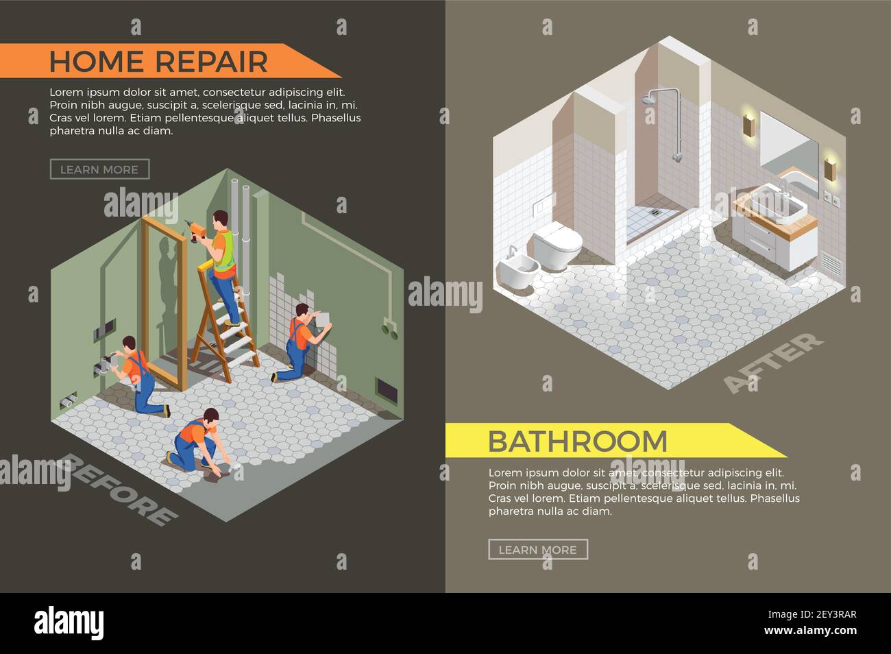 Builders toilet Stock Vector Images - Alamy