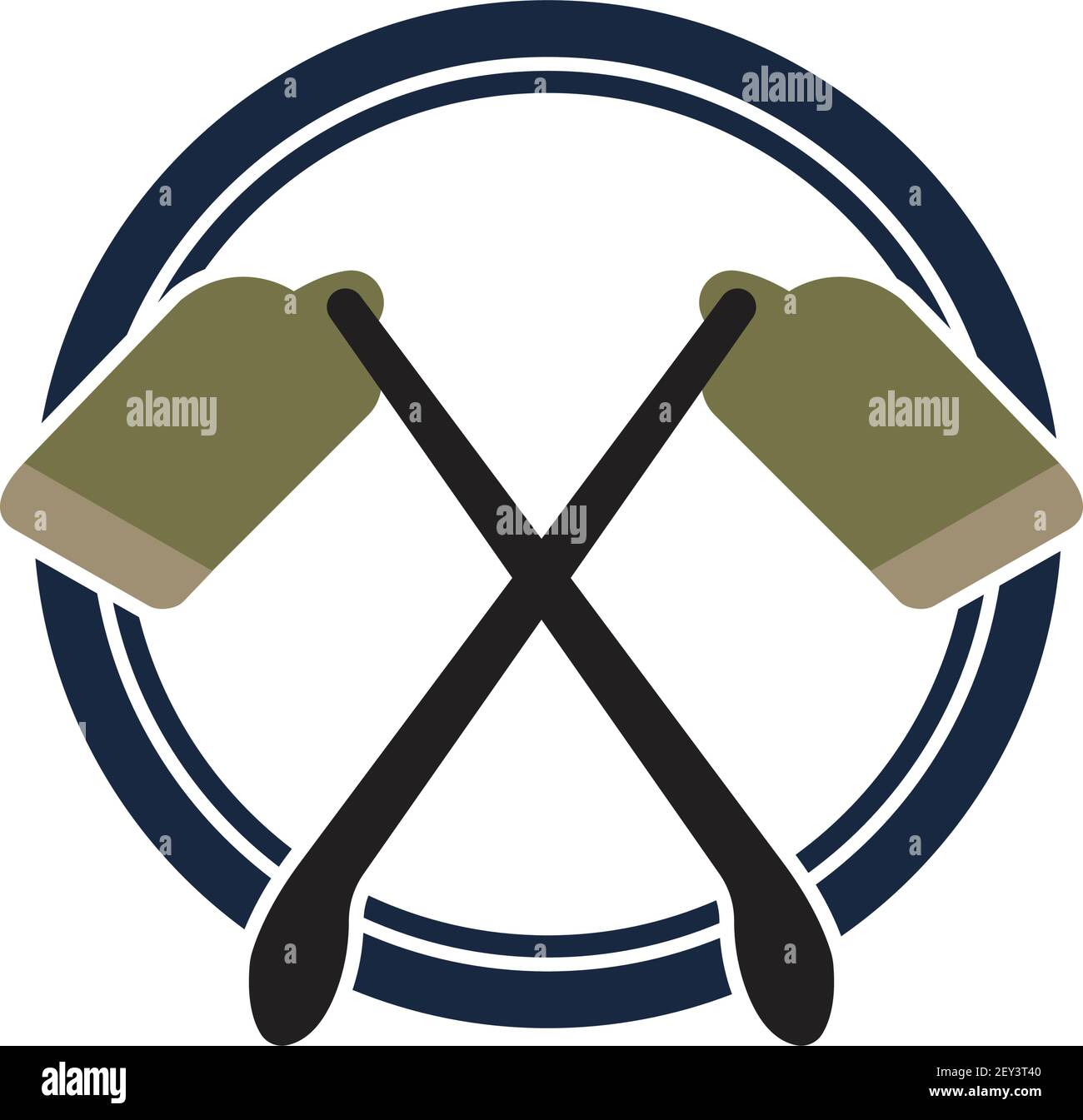 traditional hoe logo icon vector illustration design template - vector ...