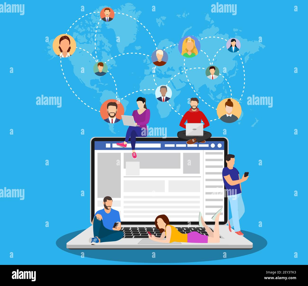 people connecting all over the world Stock Vector Image & Art - Alamy
