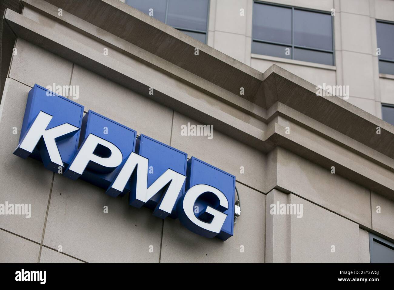 An office building occupied by the professional services firm KPMG in ...