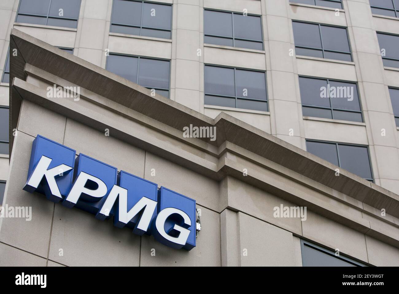 An office building occupied by the professional services firm KPMG in ...