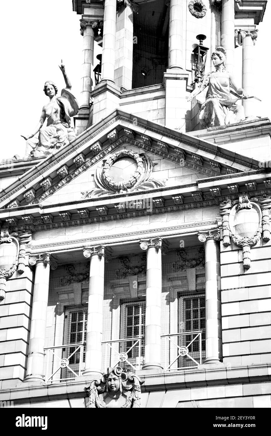 Old architecture in england london europe wall and history Stock Photo ...