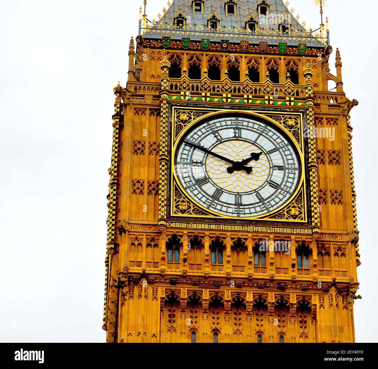 England aged city in london big ben and historical old construction ...