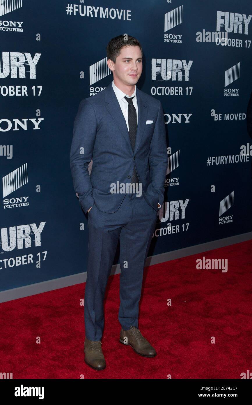Washington D.C. Logan Lerman during the FURY World Premiere at the ...
