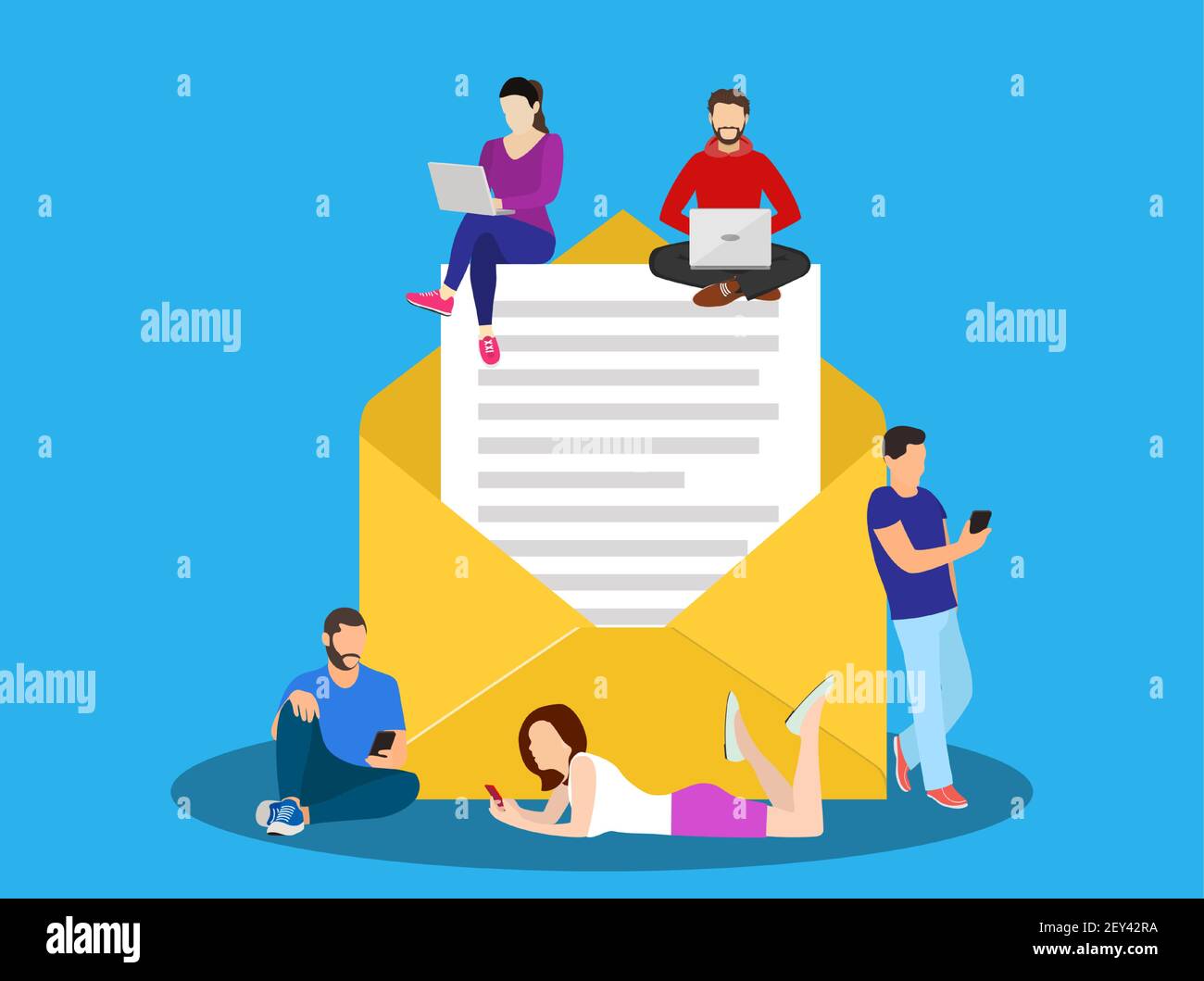 Symbol newsletter concept Stock Vector Image & Art - Alamy