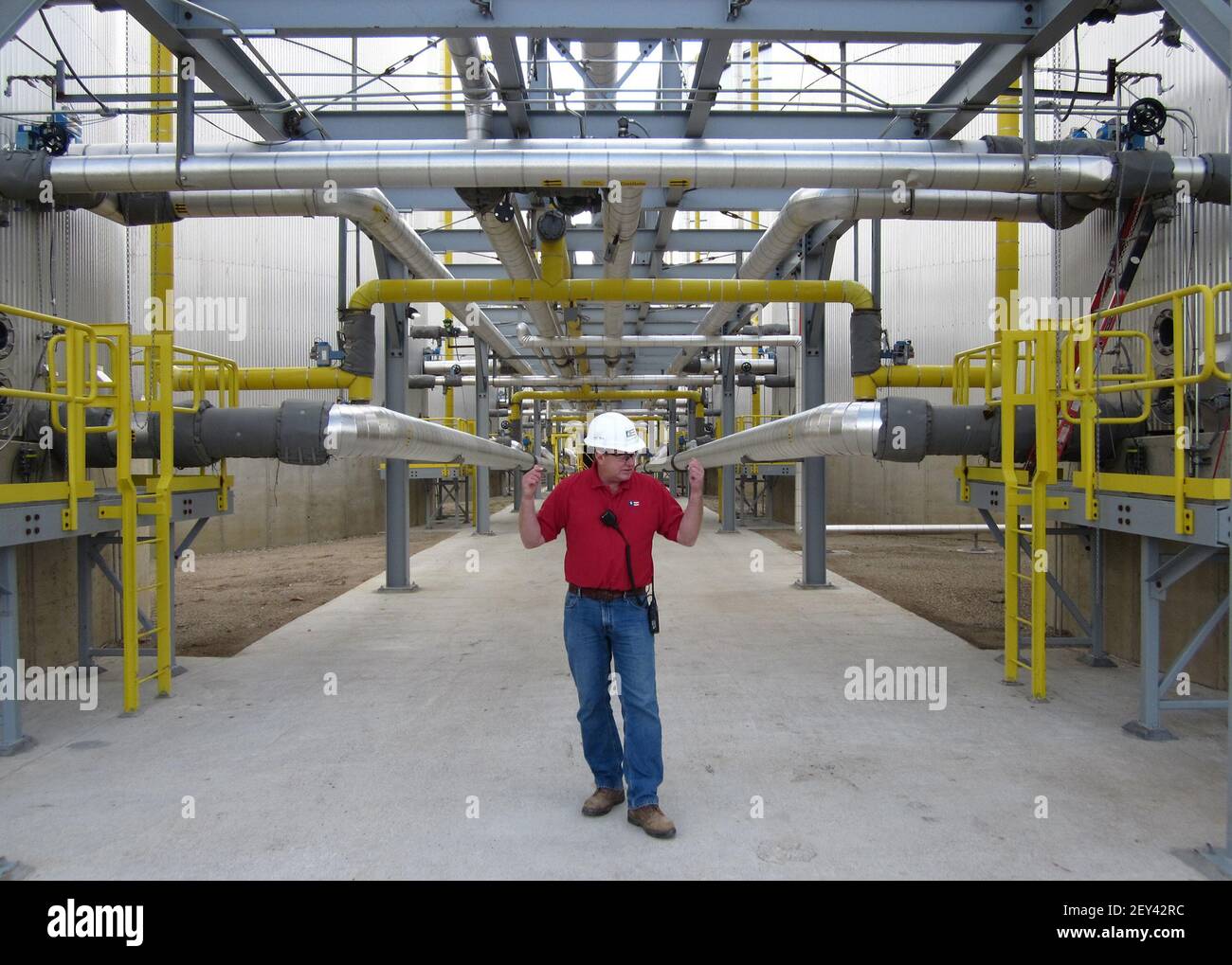 Darren Wilson, general manager of the Poet-DSM cellulosic ethanol plant ...