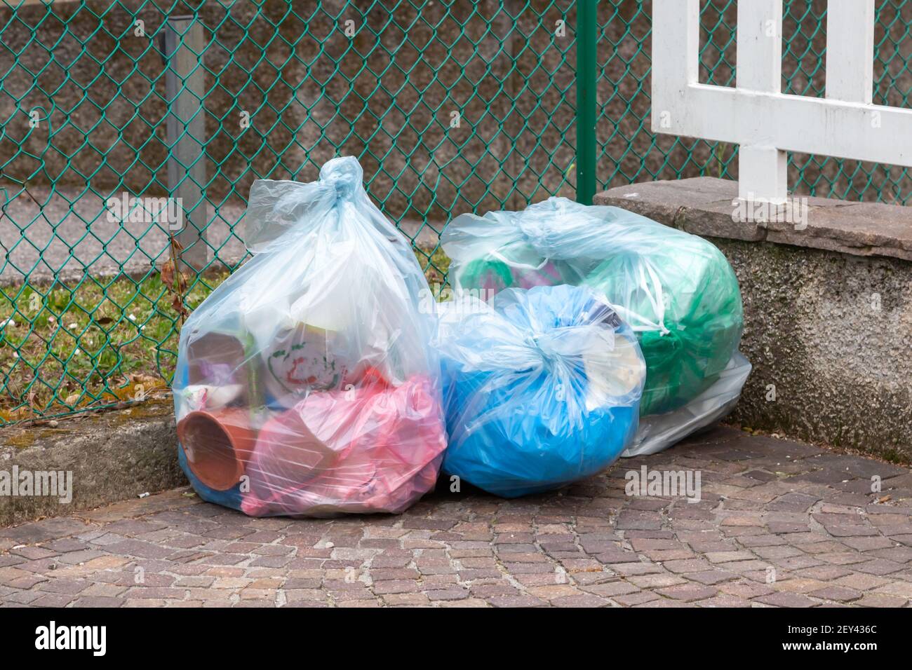 bin, garbage is pile lots dump, pollution from trash plastic waste ...