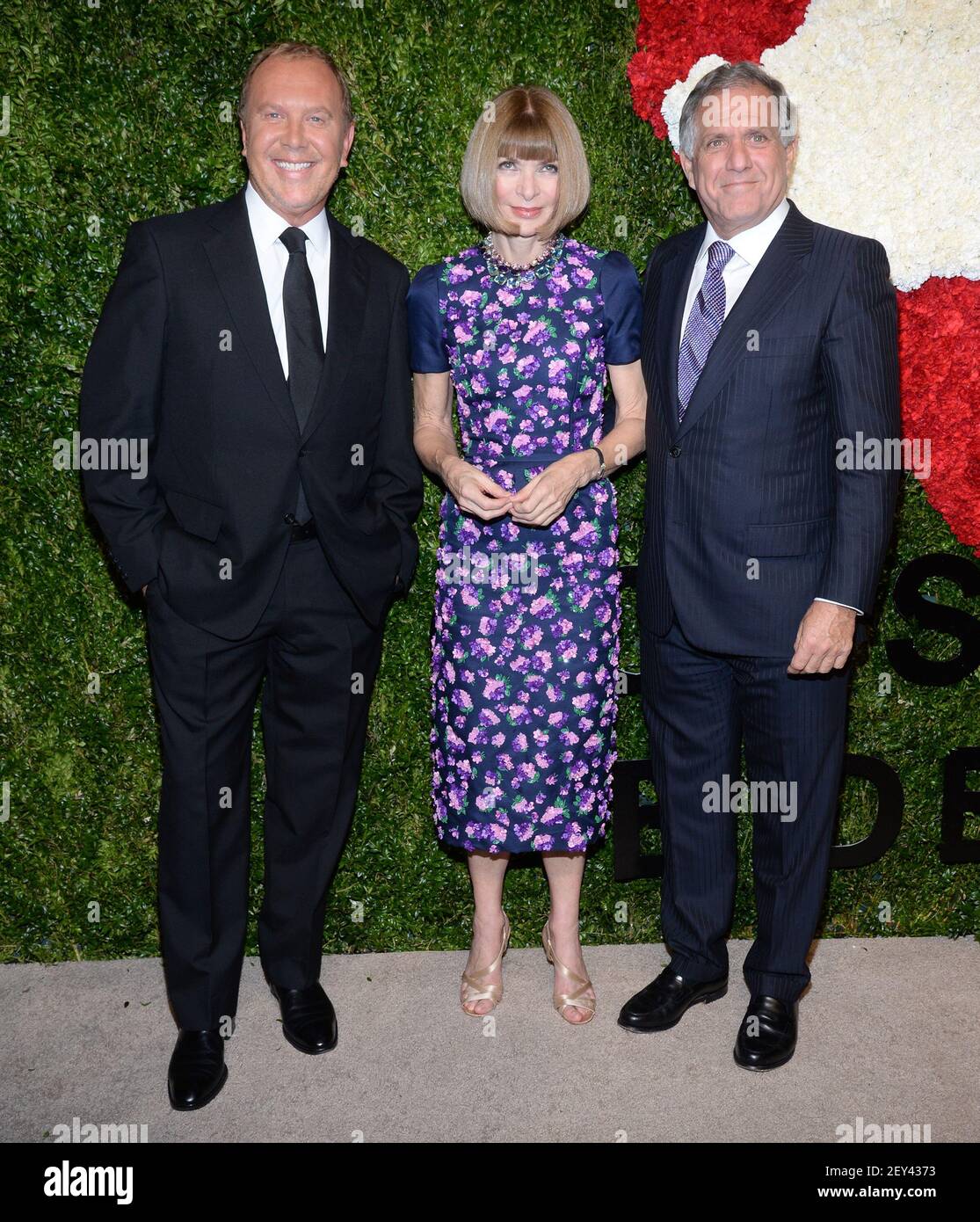 (L-R) Designer Michael Kors, Anna Wintour and Lislie Moonves attend God ...