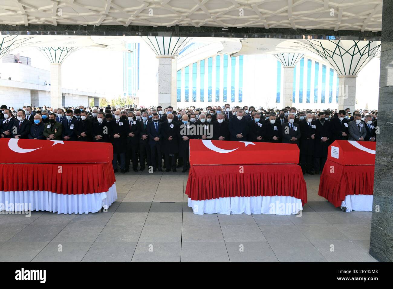 Ankara, Turkey. 05th Mar, 2021. Turkish leaders, army commanders ...