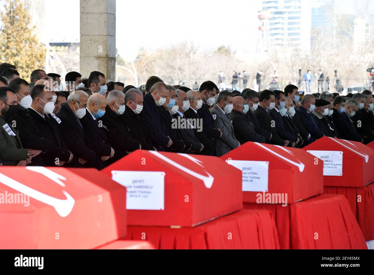 Ankara, Turkey. 05th Mar, 2021. Turkish leaders, army commanders ...