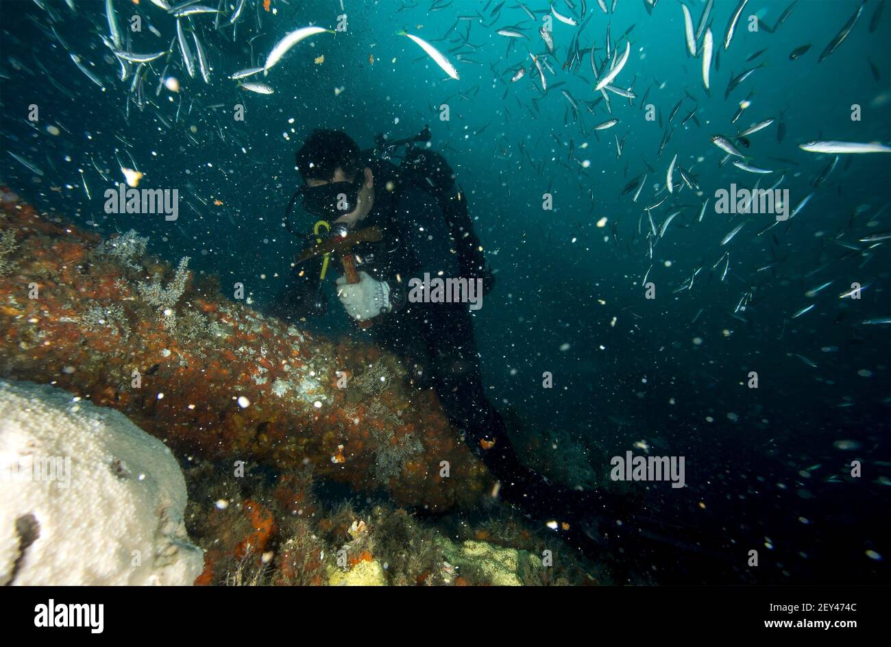 ATLANTIC OCEAN (Sept. 22, 2014) Builder 1st Class Carlos Hernandez ...