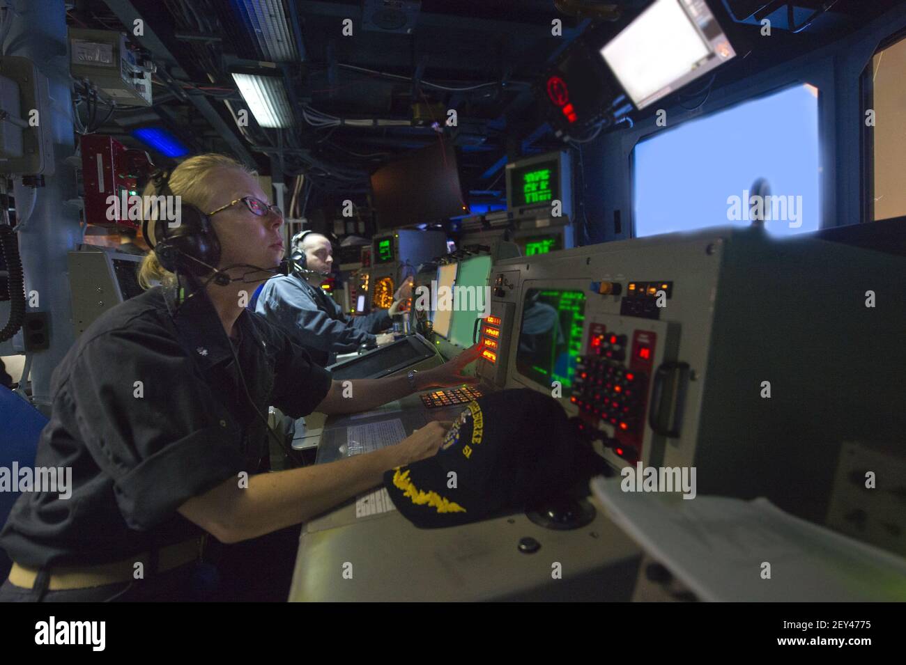 ARABIAN GULF (June 15, 2014) Cmdr. Camille Flaherty, commanding officer ...