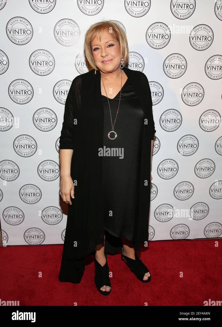 MIAMI BEACH-Florida, OCTOBER 23, 2014: Dra. Nancy Alvarez attends ...