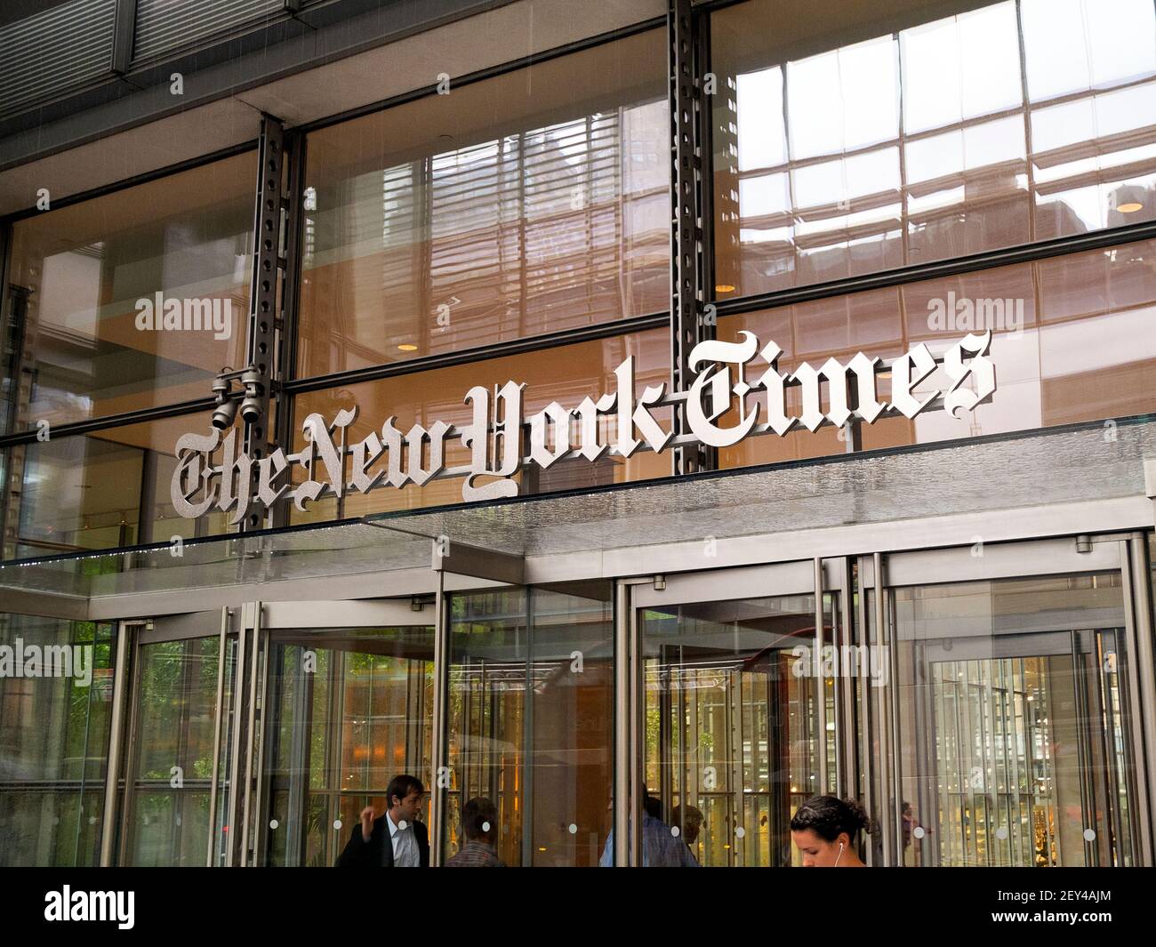 The New York Times offices in Manhattan New York City Stock Photo - Alamy