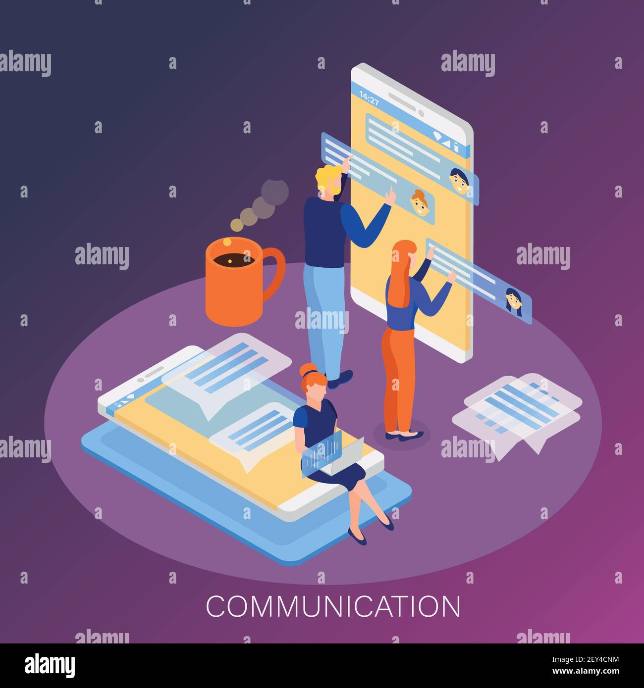 Interface systems users communicate plans coordinating work groups ...