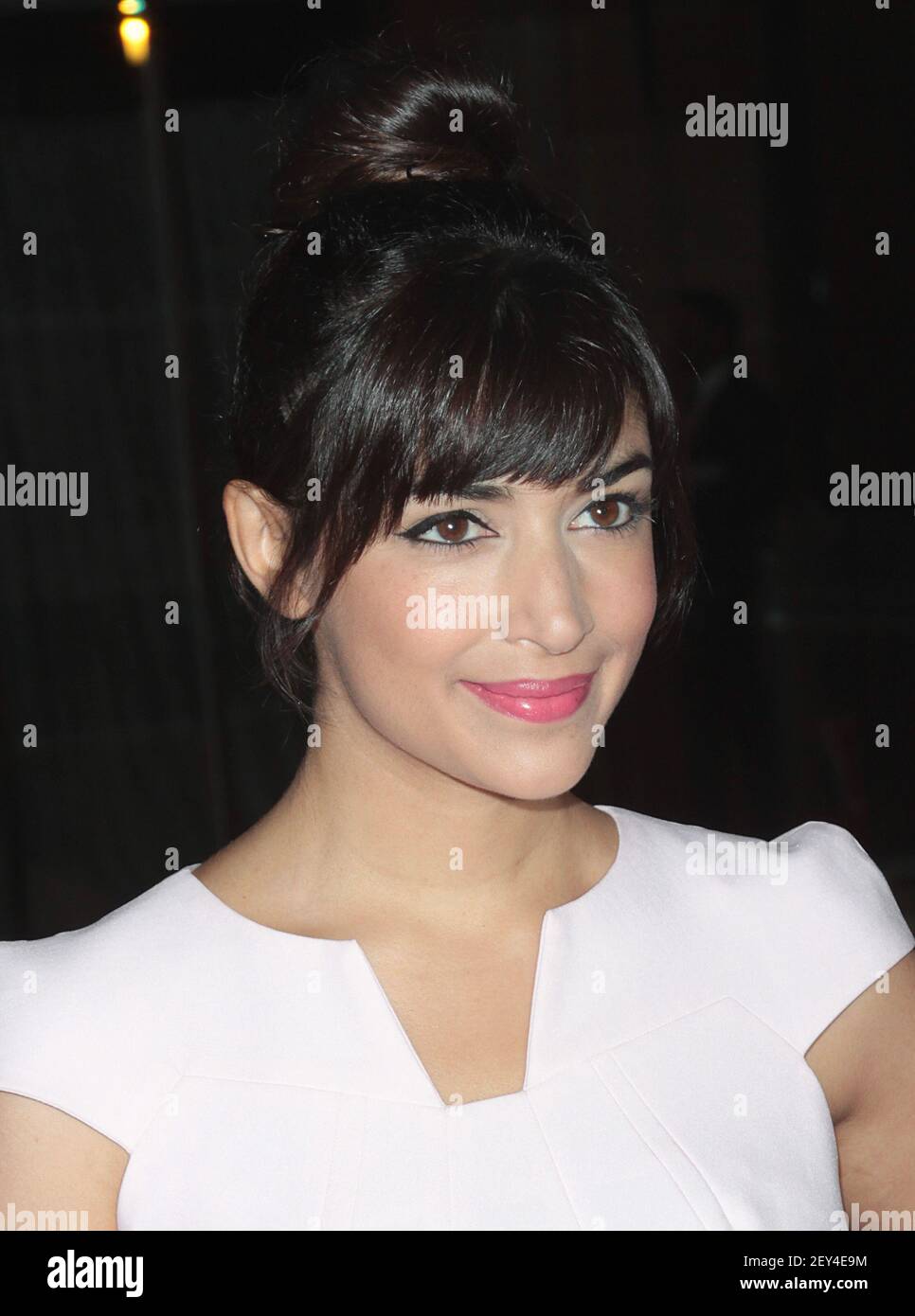 Hannah Simone attends The 25th Courage In Journalism Awards held at the ...