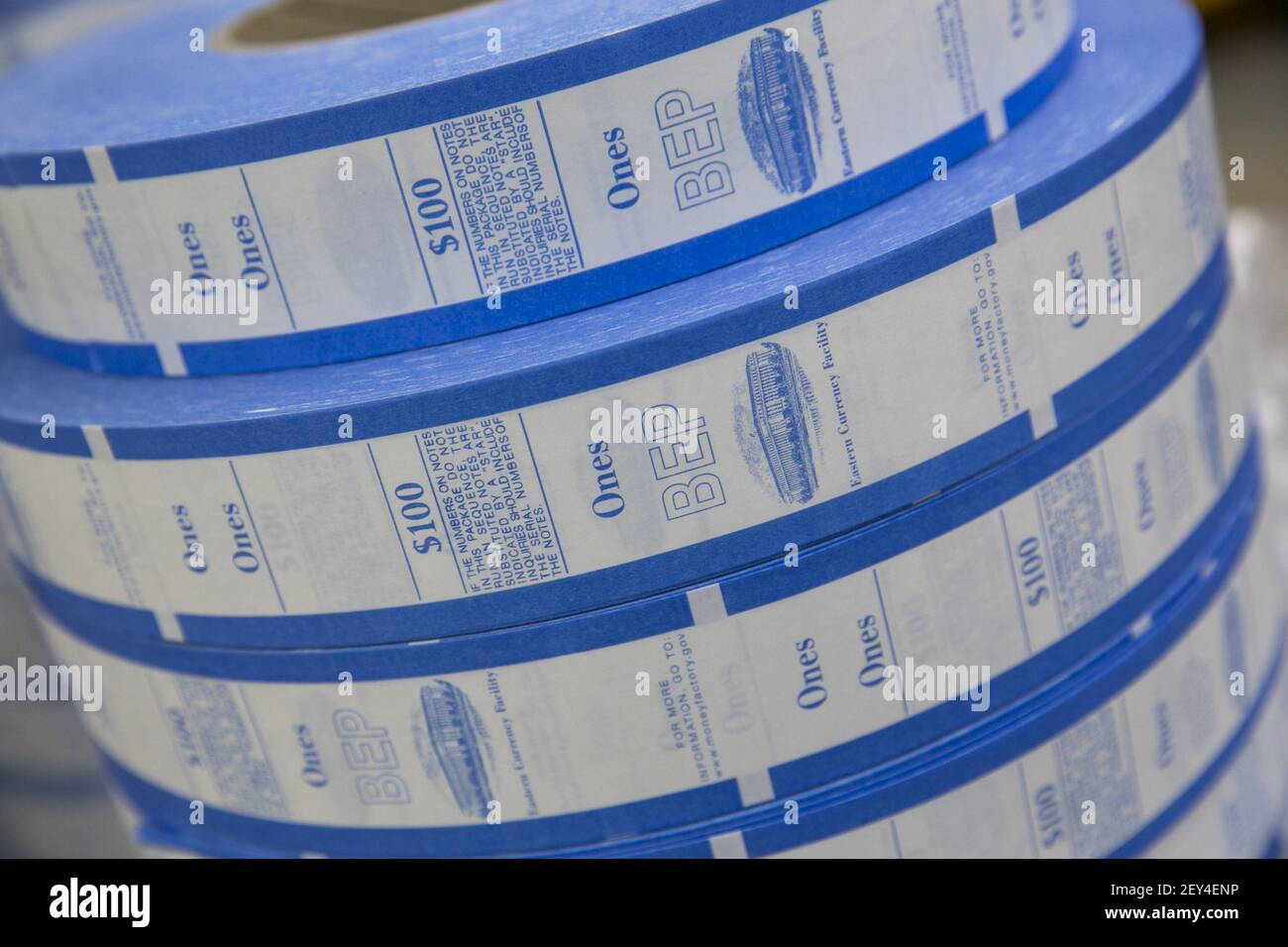 Production of United States One Dollar ($1) bills at the Bureau of ...