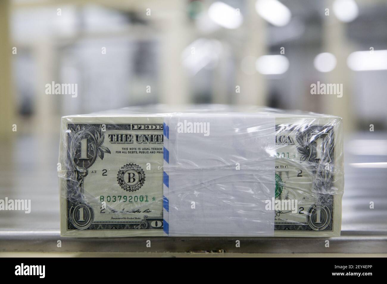 Production of United States One Dollar ($1) bills at the Bureau of ...