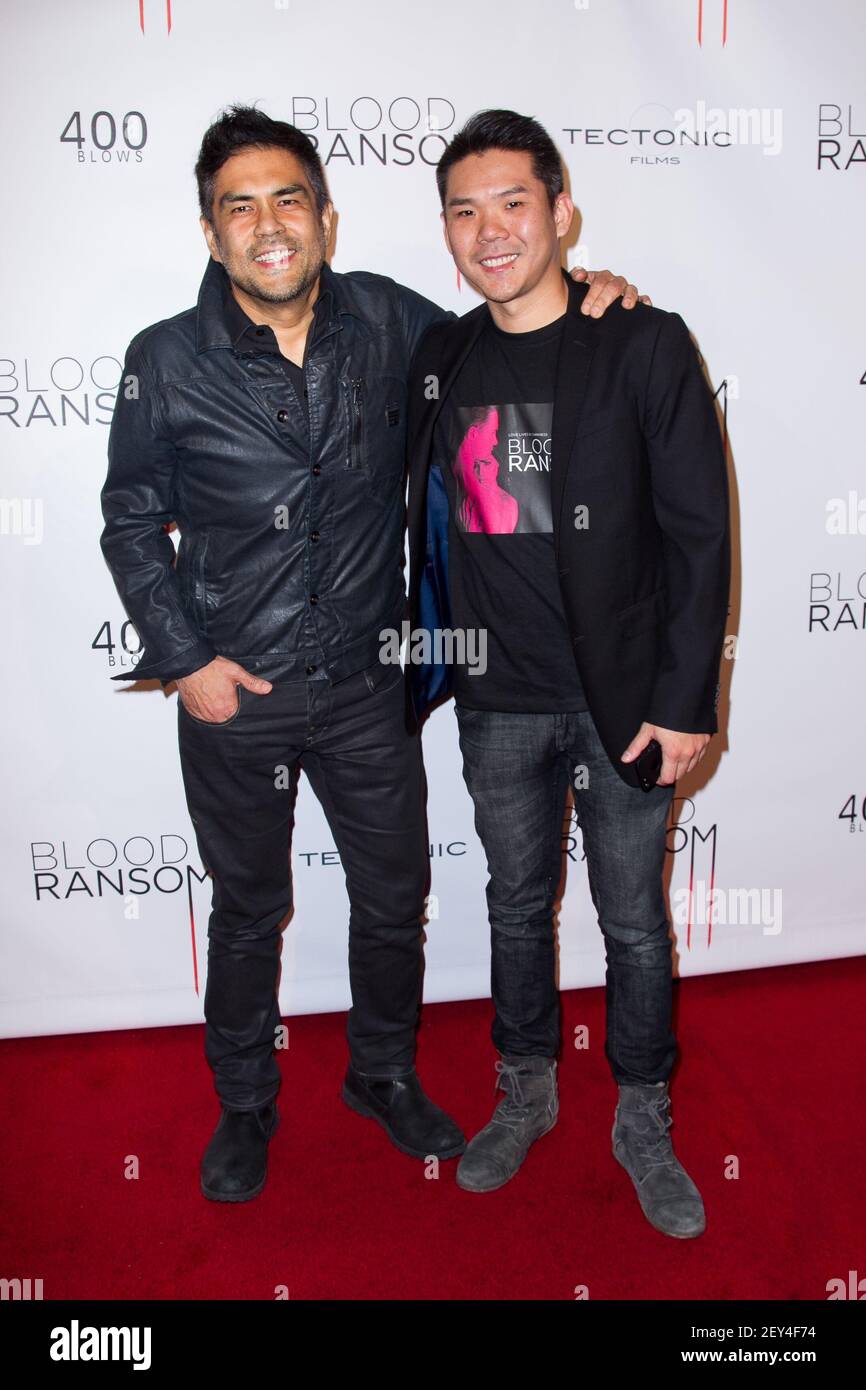 Francis de la Torre and Albert Chang attends the Los Angeles Premiere ...