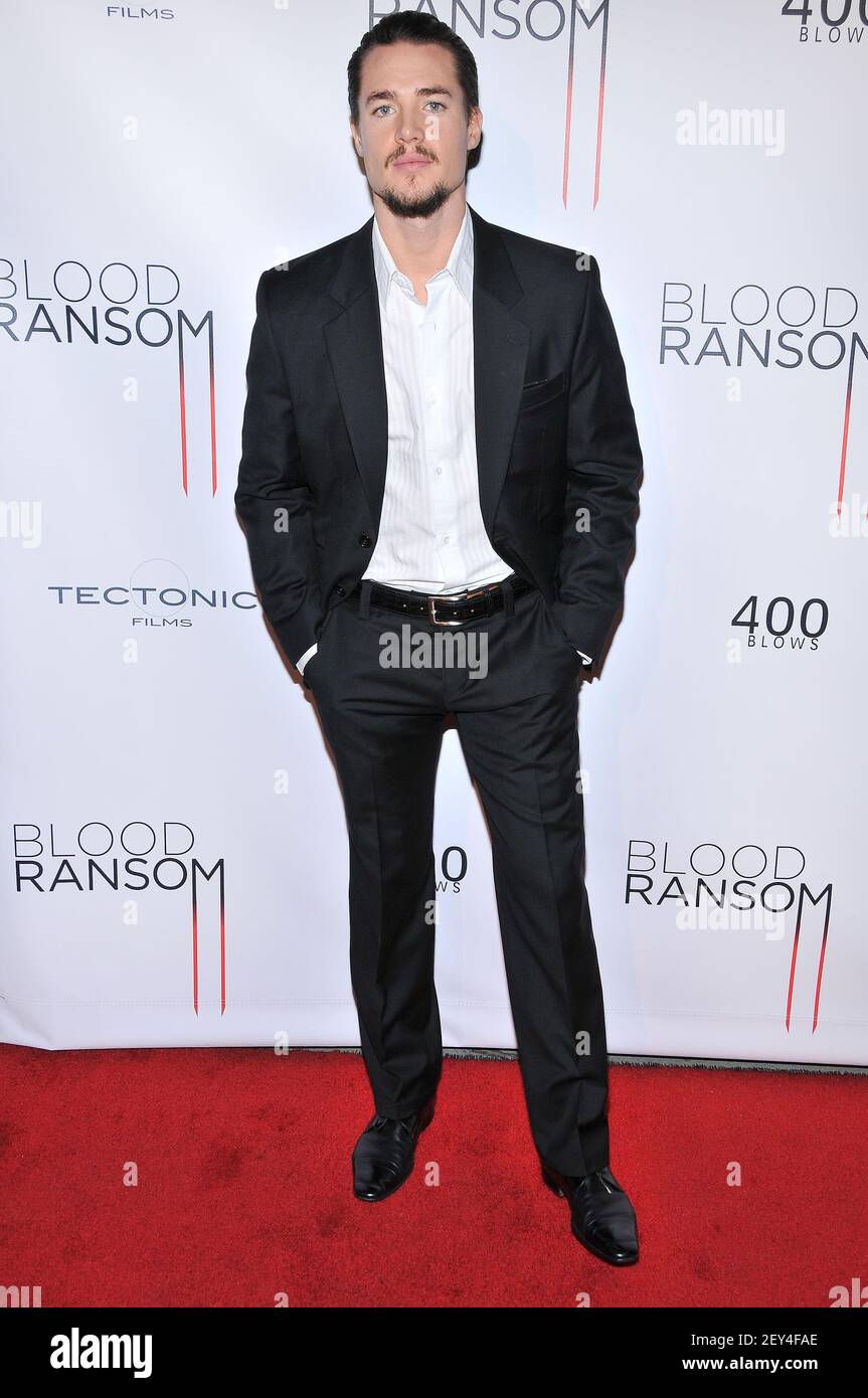 Alexander Dreymon arrives at the "Blood Ransom" Hollywood Premiere held ...