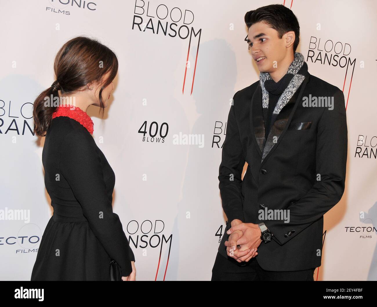 Anne Curtis & Kobe Paras arrives at the "Blood Ransom" Hollywood ...