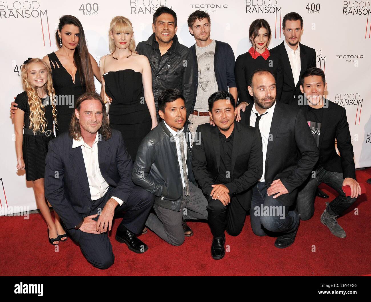 The cast and crew of 'Blood Ransom' (TOP L-R) Emily Skinner, Natalina ...