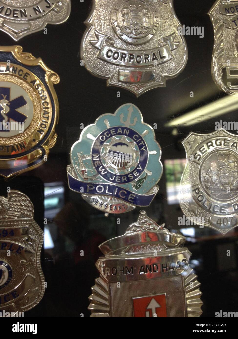 The Ocean City badge in the middle was designed by Berben Insignia Co ...